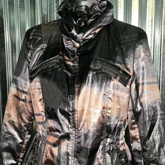 Basler | Jackets & Coats | Basler Jacket Brown Grey Retro Sheen | Poshmark